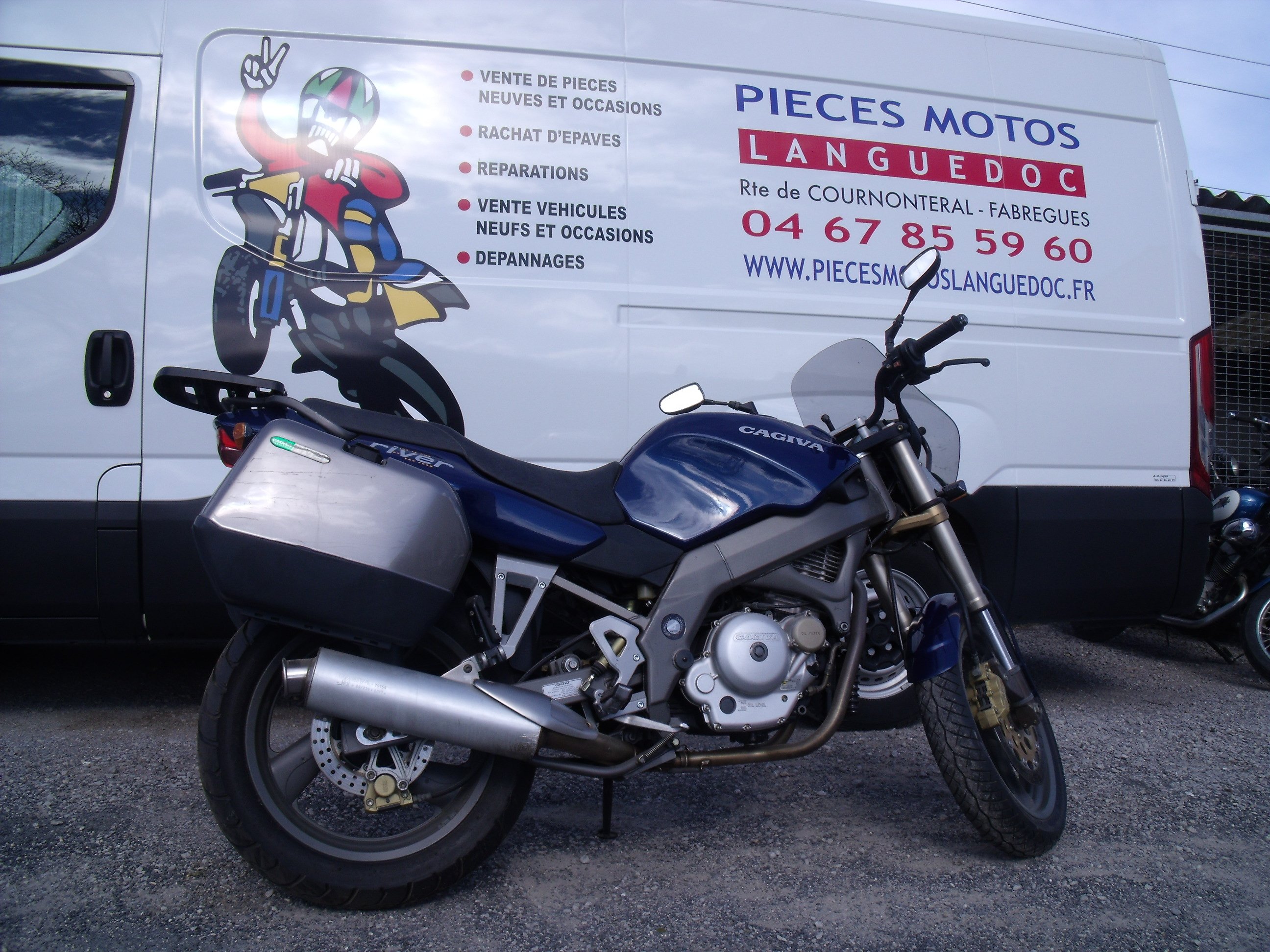 CAGIVA 600 RIVER - Pièces moto Languedoc